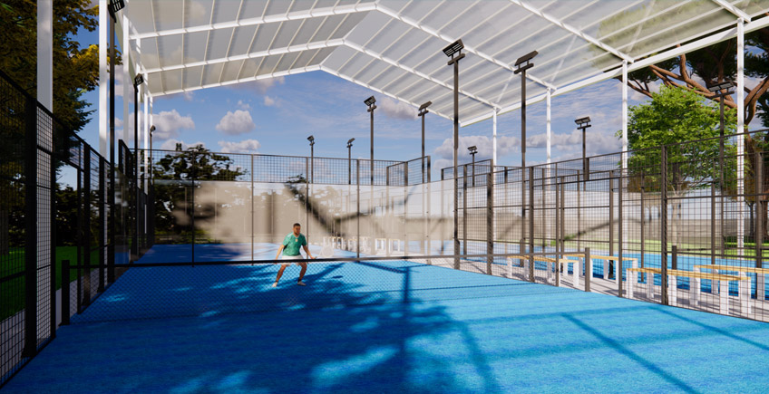 Ubud Padel Bali Court in Ubud Bali | Monkey Padel Bali Ubud